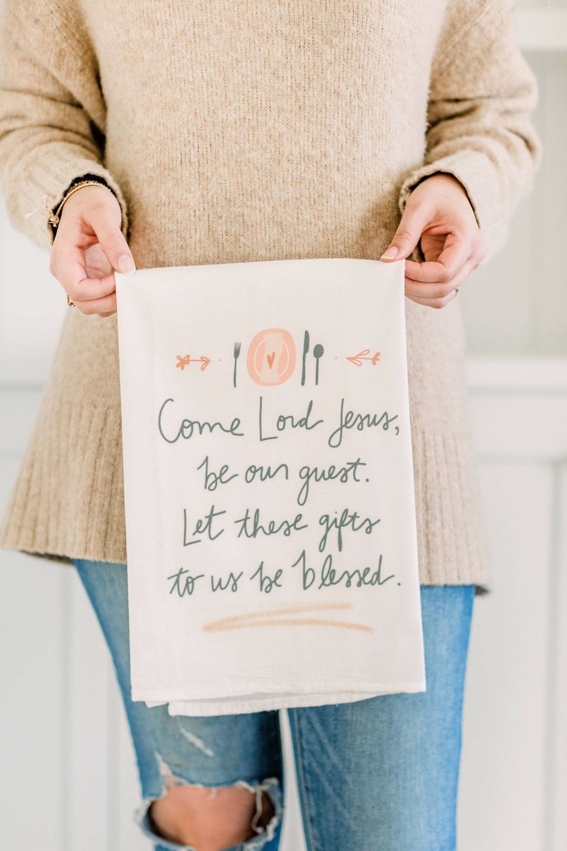 Come Lord Jesus Flour Sack Towel – Windy Nest