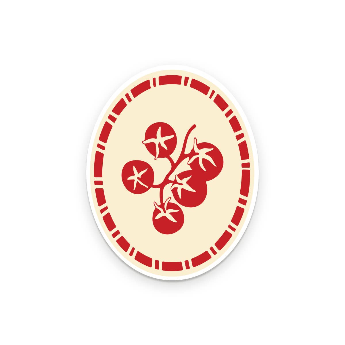 Framed Tomato Sticker – Windy Nest
