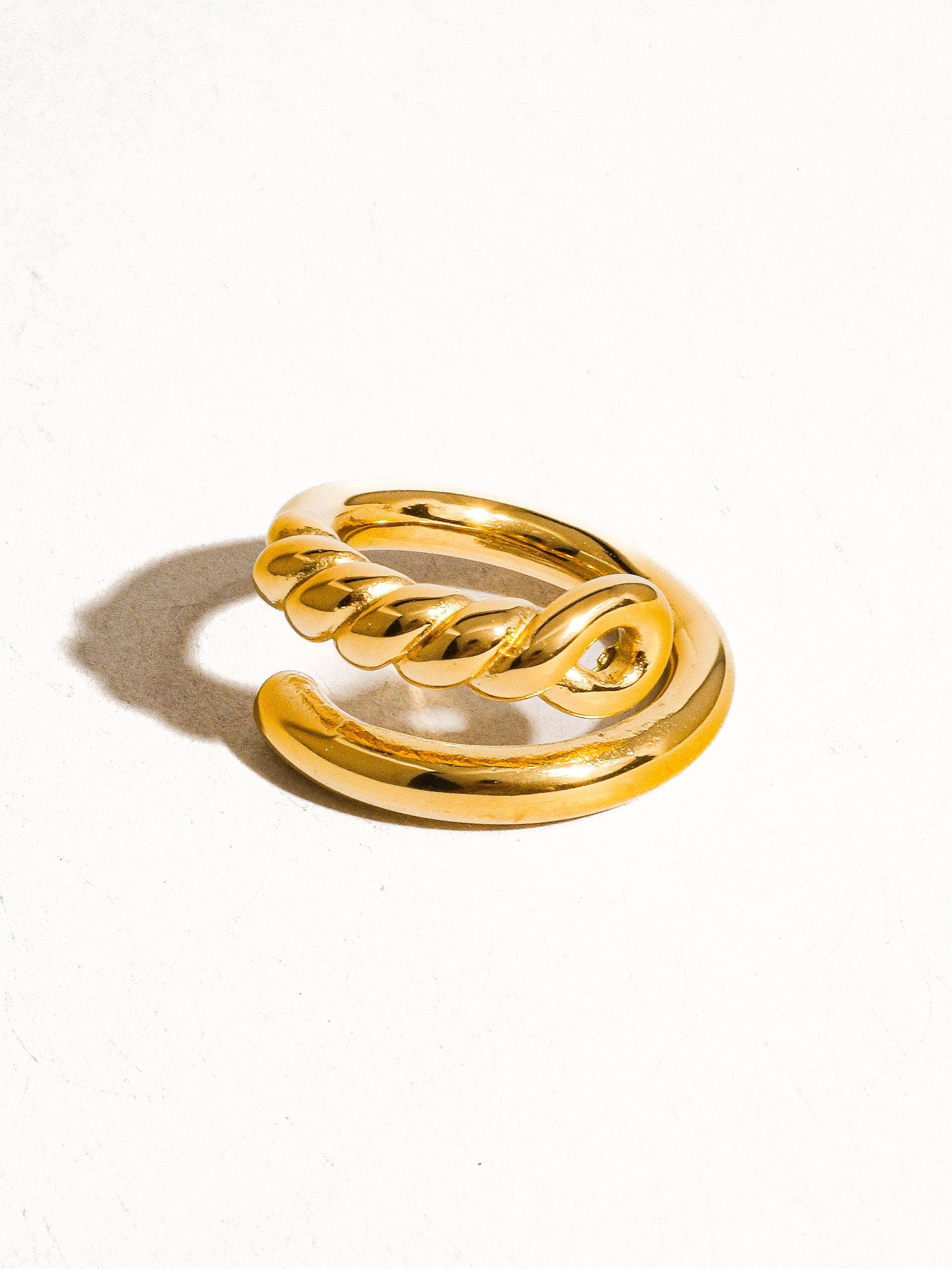 Zendaya 18K Non-Tarnish Braided Ring – Windy Nest