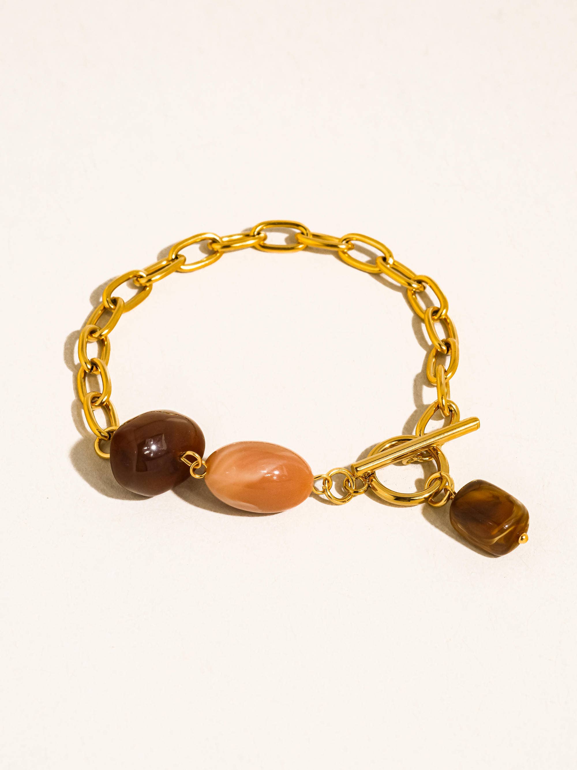 Kenlie Earth-Toned Charm Bracelet – Windy Nest