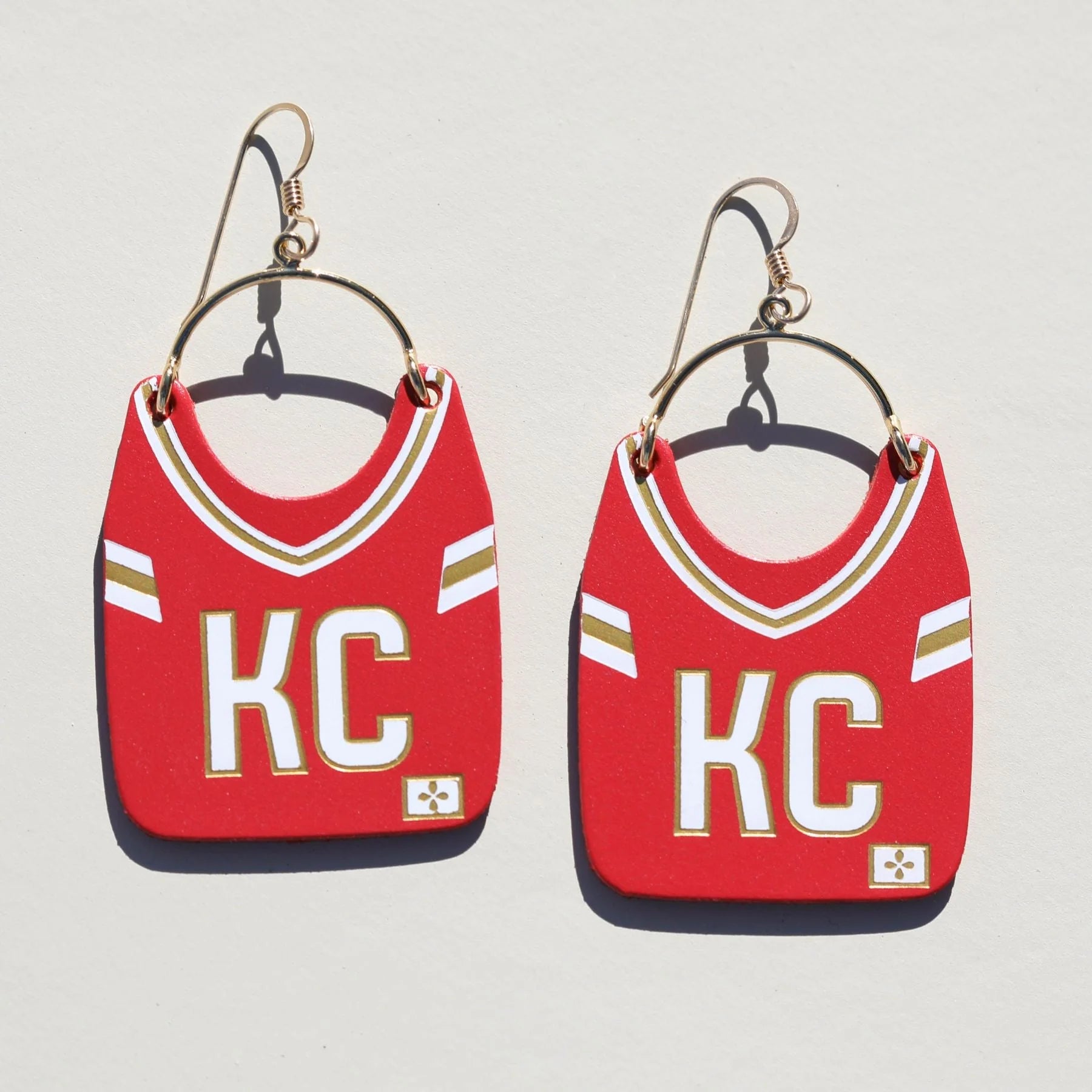 Kansas City Jersey Earring – Windy Nest